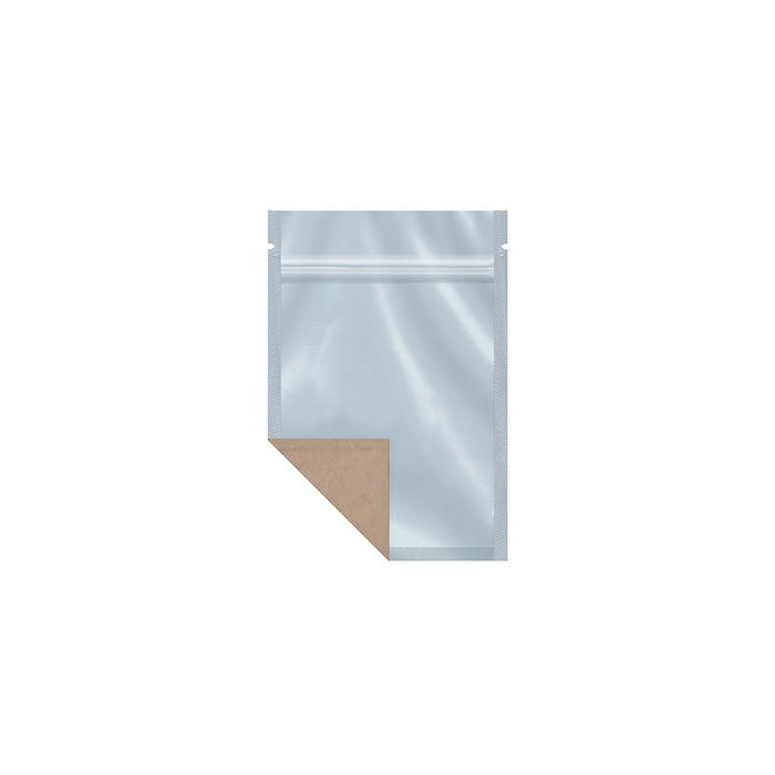 Eighth Ounce Clear/Kraft Mylar Bags – 2000ct – BONGSKING USA
