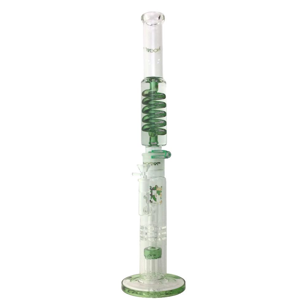 20 INCH PHOENIX FREEZE COIL DUAL PERC BEAKER WATER PIPE – BONGSKING USA