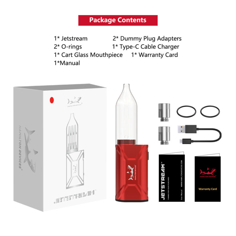 HAMILTON DEVICES 1800mAH BATTERY JETSTREAM VAPORIZER – BONGSKING USA